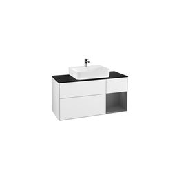 Villeroy & Boch V&B Waschtischunterschrank Wandbeleuchtung Finion 120cm, Pl b m, Rg r A m, glo wh. Lac ; Villeroy & Boch (G172GKGF)