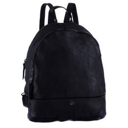 Harbour 2nd Cityrucksack »Meghan« aus Leder mit typischen Marken-Anker-Label und Schmuckanhänger navy B/H/T: 27 cm x 30 cm x 13 cm B/H/T: 27 cm x...