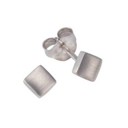 Firetti Paar Ohrstecker »Schmuck Geschenk Silber 925 Ohrschmuck Viereck Quadrat« silberfarben Schlichte Ohrstecker in geometrischer Form