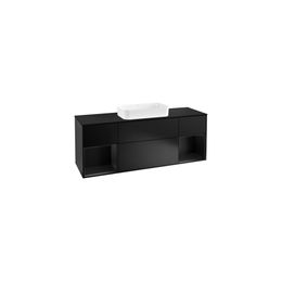 Villeroy & Boch V&B Waschtischunterschrank Wandbeleuchtung Finion 160cm, Pl b m, Reg bla m Lac, bla m Lac ; Villeroy & Boch (G332PDPD)