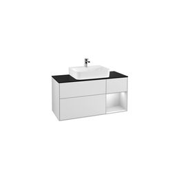 Villeroy & Boch V&B Waschtischunterschrank Finion 120cm, Pl b m, Rg r wh. m Lac, wh. m Lac ; Villeroy & Boch (F172MTMT)