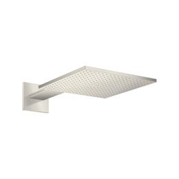 Hansgrohe Kopfbrause Axor m Br.Arm, 300x300mm, 1j, Edelstahl-Optik (35314800)