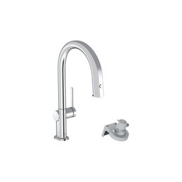 Hansgrohe Sp&uuml;ltisch-Einhebelmischer Aqittura M91 m Ausz.-Ausl., o. Filt., 1j, sBox, chrom (76826000)