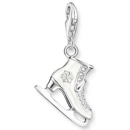 Thomas Sabo Charm-Einhänger »Schlittschuh, 1907-041-14« mit Zirkonia (synth.) silberfarben-weiß + weiß 0 Verspielter Charm-Anhänger mit...