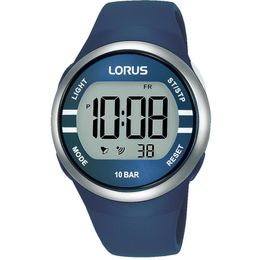 Lorus Chronograph Armbanduhr, Quarzuhr, Damenuhr, Herrenuhr, Stoppfunktion, Datum blau Angesagter Chronograph f&uuml;r Sie & Ihn