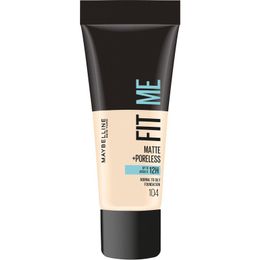 Maybelline NEW YORK Foundation »Fit Me! Matte + Poreless Make-Up« mit langanhaltender Formel 104 Soft Ivory Foundation von Maybelline New York
