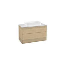 Villeroy & Boch V&B Waschtischunterschrank Finion 100x60,3cm, Abd.-Pl. wh. m, Oak Veneer ; Villeroy & Boch (F23100PC)