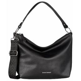 Bruno Banani Schultertasche »Amalfi« Handtasche Damen Tasche Schulterriemen schwarz
