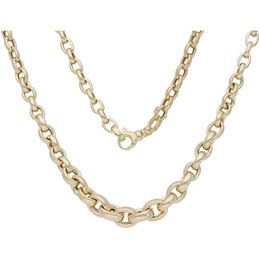 Firetti Gliederkette »Schmuck Geschenk Gold 585 Halskette Ankerkettengl. 4, 6-7 mm breit« gelbgoldfarben 50 Elegante Ankerkettengliederung im...