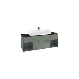 Villeroy & Boch V&B Waschtischunterschrank Finion 160cm, Reg md m Lac, Olive Matt Lacquer ; Villeroy & Boch (F212HGGM)