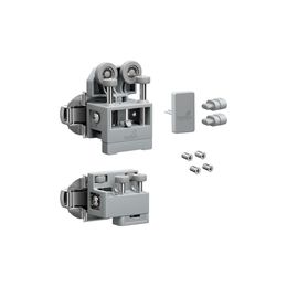 Hettich Set WLL PC, mittel, o. SA , links, grau (9339386)