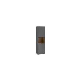 Villeroy & Boch V&B Hochschrank Wandbeleuchtung Finion 41,8x151,6cm, r, Reg wal ven, Anthrac. m ; Villeroy & Boch (G470GNGK)