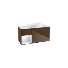 Villeroy & Boch V&B Waschtischunterschrank Wandbeleuchtung Finion 120cm, Pl wh. m, Reg wh. m Lac, wal ven ; Villeroy & Boch (GA61MTGN)