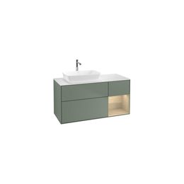 Villeroy & Boch V&B Waschtischunterschrank Finion 120cm, Pl wh. m, Reg Oa ven, Oli. m Lac ; Villeroy & Boch (F811PCGM)