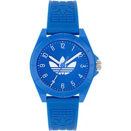 adidas originals Quarzuhr »PROJECT FOUR« Armbanduhr, Herrenuhr, Damenuhr, unisex, Resinarmband blau 0 Modische Armbanduhr für Sie & Ihn