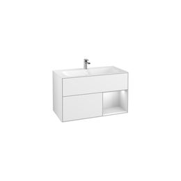 Villeroy & Boch V&B Waschtischunterschrank Wandbeleuchtung Finion 99,6x59,1cm, Rg r wh. m Lac, glo wh. Lac ; Villeroy & Boch (G040MTGF)