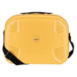 IMPACKT Beautycase »IP1« Kulturbeutel Hartschale Trolley-Aufsteck-System Tragegurt Laptopfach Sunset Yellow