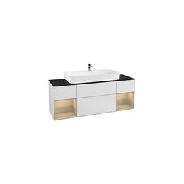 Villeroy & Boch V&B Waschtischunterschrank Finion 160cm, Reg Oa Veneer, White matt lacquer ; Villeroy & Boch (F212PCMT)