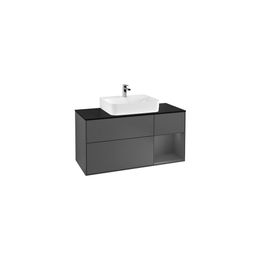 Villeroy & Boch V&B Waschtischunterschrank Finion 120cm, Pl b m, Rg r A m, Anthrac. m ; Villeroy & Boch (F172GKGK)