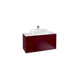 Villeroy & Boch V&B Waschtischunterschrank Finion 120cm, Abd.-Pl. wh. m, Reg li Peo, Peo m ; Villeroy & Boch (F161HBHB)