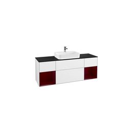 Villeroy & Boch V&B Waschtischunterschrank Finion 160x60, Pl b m, Rg Peo m La, glo wh. Lac ; Villeroy & Boch (F452HBGF)