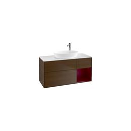 Villeroy & Boch V&B Waschtischunterschrank Wandbeleuchtung Finion 120cm, Pl wh. m, Reg Peo m Lac, wal ven ; Villeroy & Boch (G951HBGN)