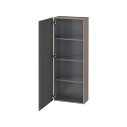 Duravit Halbhochschrank L-Cube 50x24,3x132cm, T&uuml;r links, basalt matt (LC1169L4343)