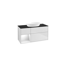 Villeroy & Boch V&B Waschtischunterschrank Wandbeleuchtung Finion 120cm, Pl b m, Rg glo wh. Lac, wh. m Lac ; Villeroy & Boch (GA62GFMT)