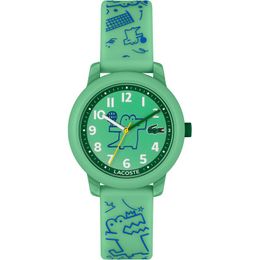 Lacoste Quarzuhr &raquo;.12.12 KIDS&laquo; Armbanduhr, Kinderuhr, Silikonarmband, Geschenkidee hellgr&uuml;n Angesagte Armbanduhr f&uuml;r Kinder