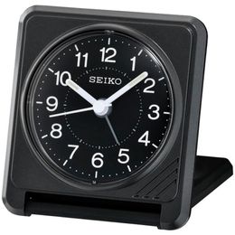 Seiko Reisewecker »QHT015K« Wecker, Piepalarm, inkl. Batterie schwarz Schöner Reisewecker