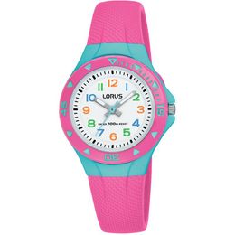 Lorus Quarzuhr Armbanduhr, Kinderuhr, Schulanfang, Geburtstag, Geschenkidee pink Zauberhafte Armbanduhr für Kids