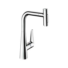 Hansgrohe Sp&uuml;ltisch-Einhebelmischer 300 Talis Select M51 mit Ausziehbrause, 2jet, sBox, chrom (73867000)