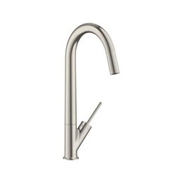 Hansgrohe Sp&uuml;ltisch-Einhebelmischer 300 Axor Starck mit Schwenkauslauf, Edelstahl-Optik (10822800)