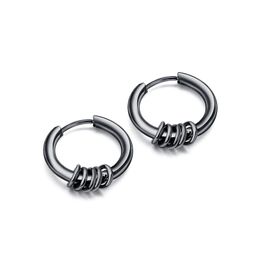 Firetti Paar Creolen »Schmuck Geschenk Classic« schwarz 19 mm Ohrschmuck im zeitlos-klassischen Stil