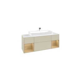 Villeroy & Boch V&B Waschtischunterschrank Finion 160x60,3x50,1cm, Reg Oa ven, si Gr m Lac ; Villeroy & Boch (F211PCHJ)