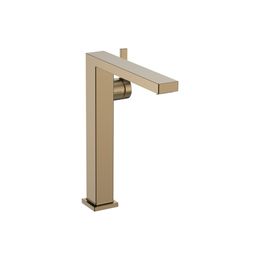 Hansgrohe Einhebel-Waschtischarmatur Tecturis E Ausl. 197mm, o. Abl.garn, brushed bronze (73072140)