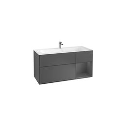 Villeroy & Boch V&B Waschtischunterschrank Wandbeleuchtung Finion 119,6x59,1cm, Rg r A m, Anthrac. m ; Villeroy & Boch (G070GKGK)