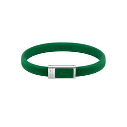 Lacoste Armband »Schmuck Edelstahl Silikonarmband « grün-edelstahlfarben 19 cm Moderner Armschmuck der Marke Lacoste