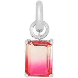 Amor Charm-Einhänger »2039967« mit Glasstein silberfarben-pink + Pink Charm von Amor für Damen