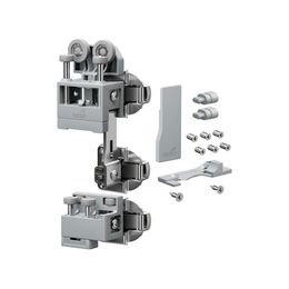 Hettich Set WLL PC, schwer, m. SA , rechts, grau (9339344)