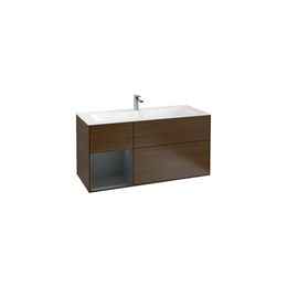 Villeroy & Boch V&B Waschtischunterschrank Finion 119,6x59,1cm, Rg l md bl. m Lac, wal ven ; Villeroy & Boch (F060HGGN)