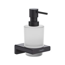 Hansgrohe Lotionsspender AddStoris Wandmont., Glaseins., Met., mattschwarz (41745670)