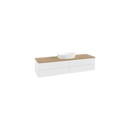 Villeroy & Boch V&B Waschtischunterschrank ohne Frontstruktur Antao 160x50cm, WBP-farbe hon. Oa, wh. m Lac ; Villeroy & Boch (K25011MT)