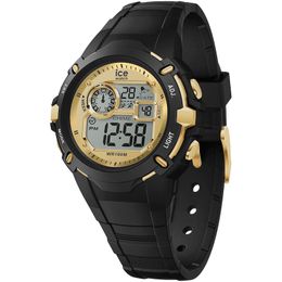 Ice Watch ICE-WATCH Chronograph »ICE digit explorer - Small« Quarz, Armbanduhr, Kinderuhr, Lernuhr, Geburtstag, Schulanfang, Geschenkidee schwarz-goldfarben...