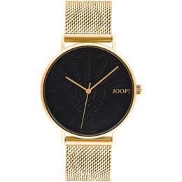 JOOP! Damen JOOP! Quarzuhr Armbanduhr, Damenuhr gold