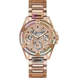Guess Damen Multifunktionsuhr &raquo;QUEEN&laquo; Armbanduhr, Quarzuhr, Damenuhr gold