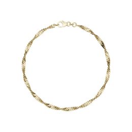 Firetti Armband »Schmuck Geschenk Gold 333 Armschmuck Armkette Singapur Goldarmband« gelbgoldfarben 19 Elegantes, in sich gedrehtes...