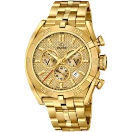 Jaguar Chronograph »Executive« Armbanduhr, Quarzuhr, Herrenuhr, Saphirglas, Stoppfunktion, Swiss Made goldfarben-goldfarben Attraktiver...