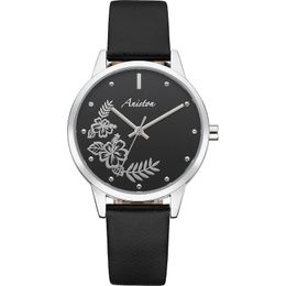 Aniston Jewelry & Watches Damen Aniston JEWELRY & WATCHES Quarzuhr Armbanduhr, Damenuhr, analog schwarz
