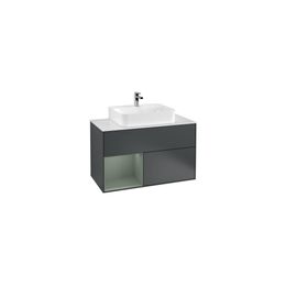 Villeroy & Boch V&B Waschtischunterschrank Finion 100, Pl b m, Rg l Ol m Lac, md bl. m Lac ; Villeroy & Boch (F111GMHG)